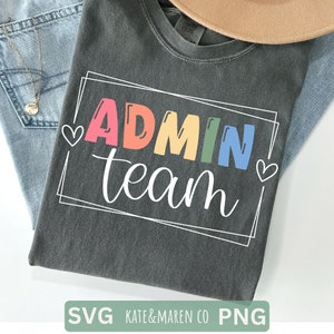Admin Team Svg, Office Crew Svg, Administrative Svg, Admin Cricut Cut ...