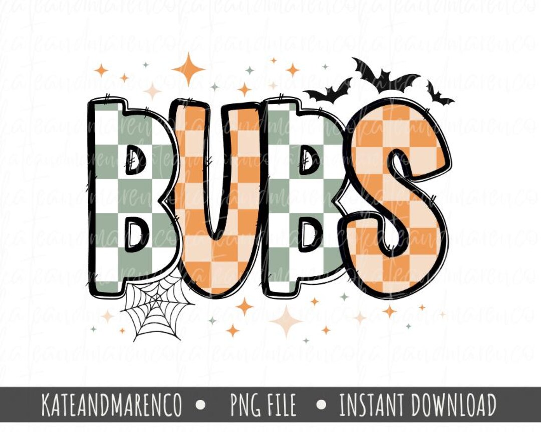 Halloween Bubs PNG: Brother Fall Sublimation Design (digital Download ...