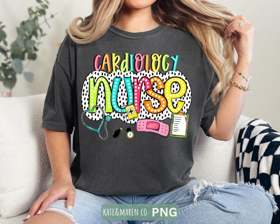 Cardiology Nurse Png, Cardio Nurse Png, Nurse Dtf and Sublimation - Etsy