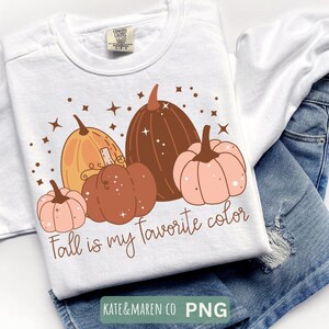 Fall is My Favorite Color Png, Retro Fall Png, Retro Pumpkin Png, Retro ...