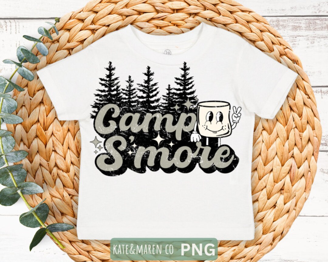 Camp Smore PNG, Retro Camping PNG, Camper PNG, Kids Camping Sublimation ...