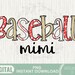 Baseball Mimi Png, Mimi Sublimation - Etsy