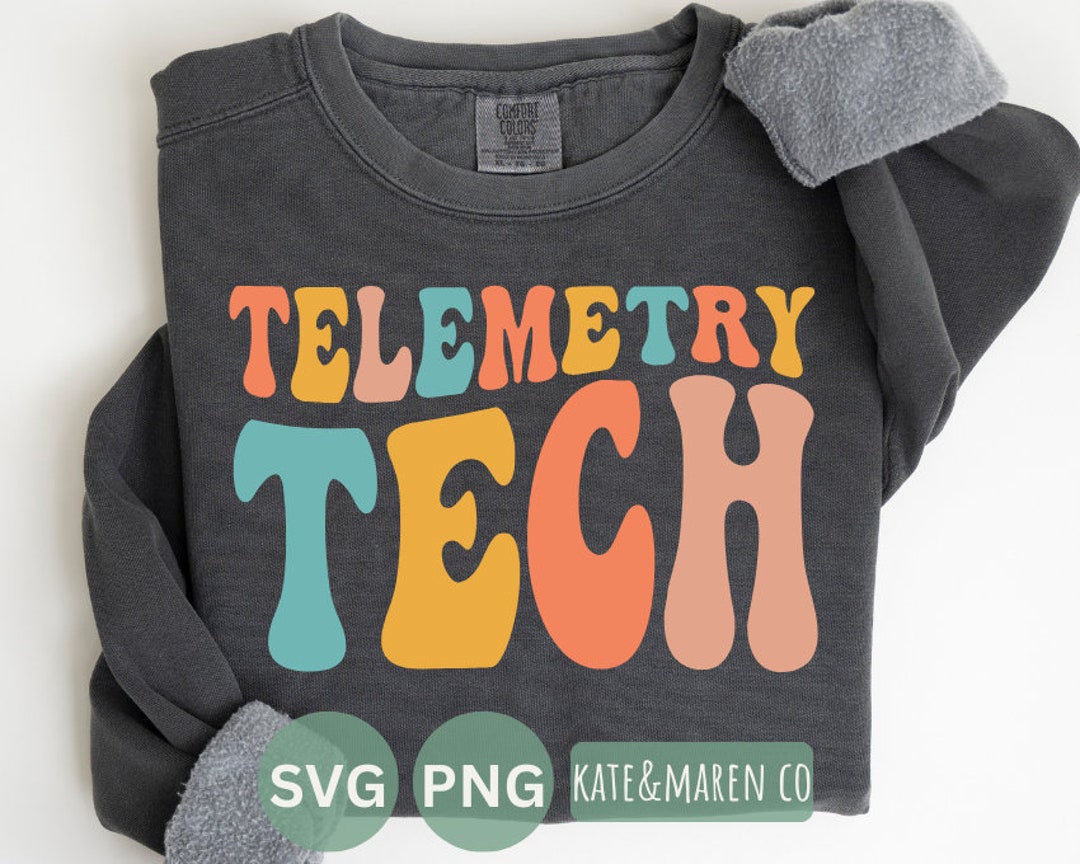 Telemetry Tech Svg, Cardiac Monitor Svg, Cardiology Cricut Cut File and ...