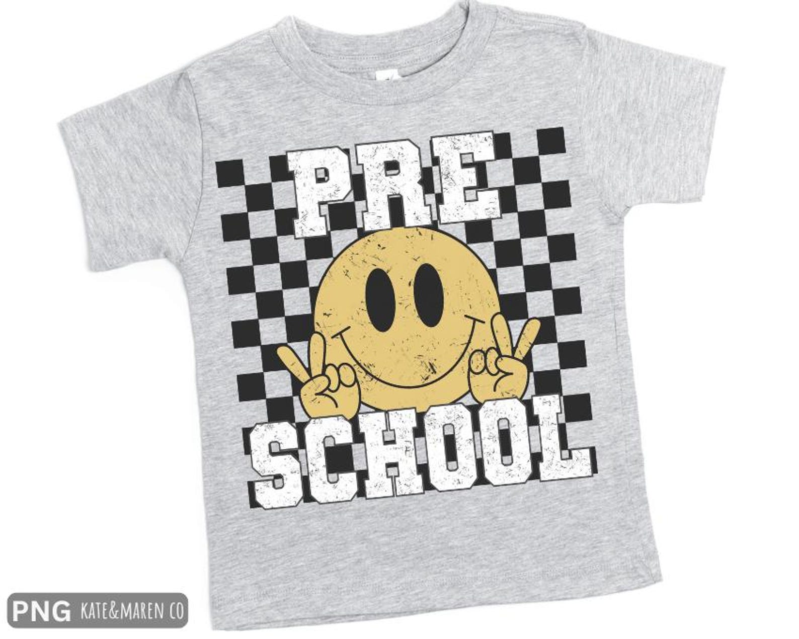 Preschool PNG: Retro Pre K Design (digital Download) - Etsy