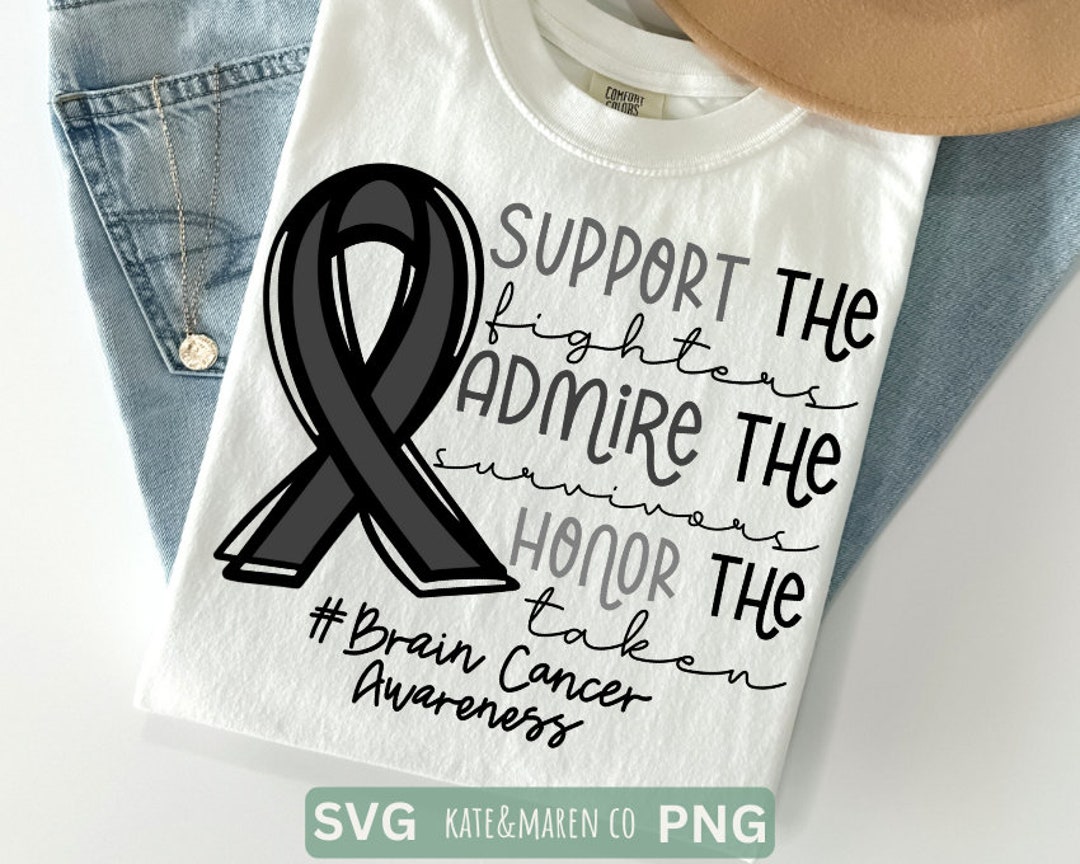 Brain Cancer Svg, Brain Cancer Awareness Svg, Brain Cancer Ribbon ...