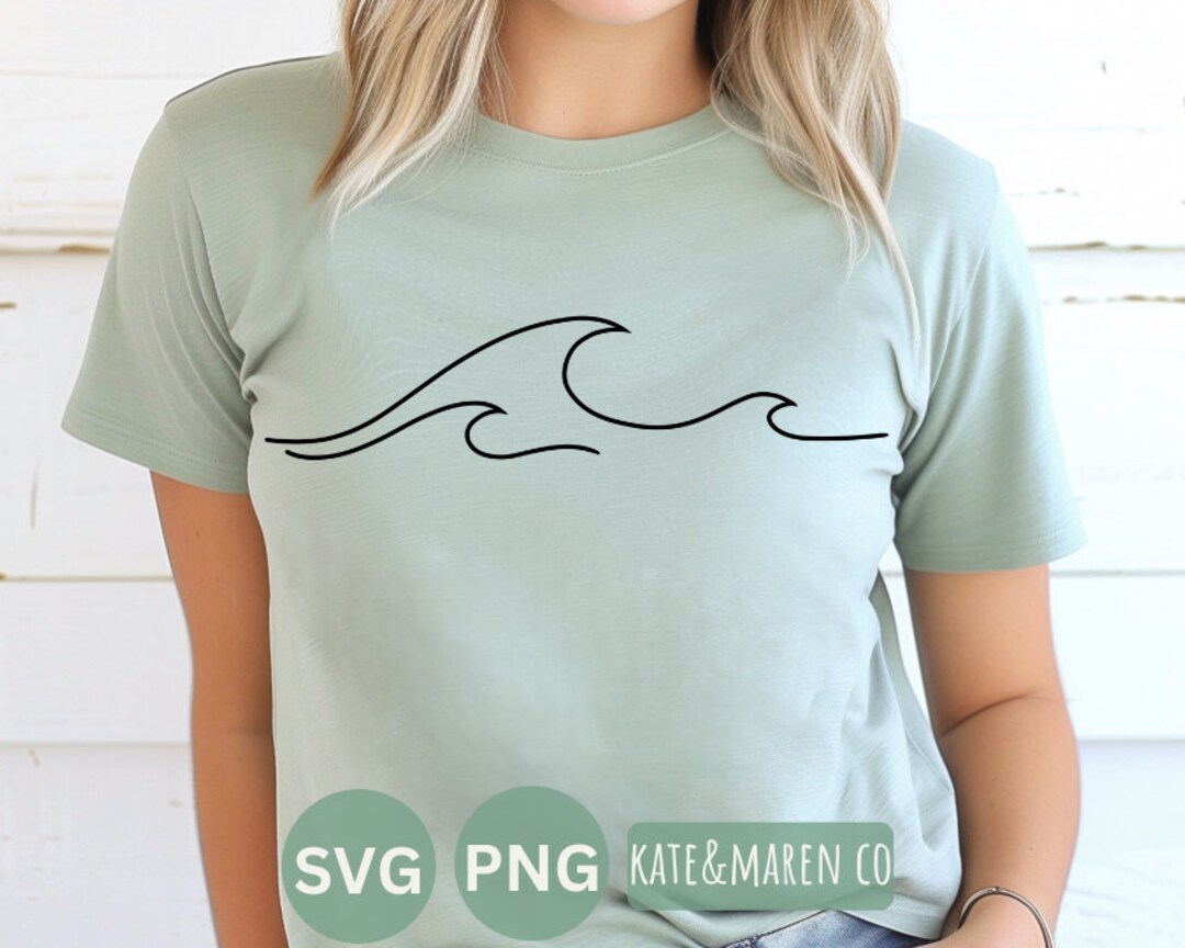 Wave svg, olas del océano png, archivo de corte cricut y sublimación ...