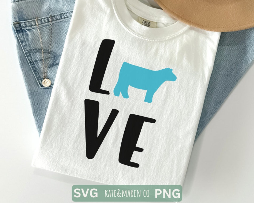 Show Steer Svg, Steer Png, Sheep Cow Pig Cricut Cut File and ...