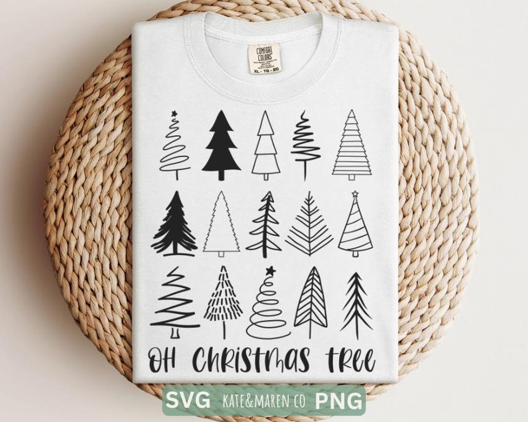 Oh Christmas Tree Svg, Retro Christmas Svg, Vintage Christmas Svg, Kids ...