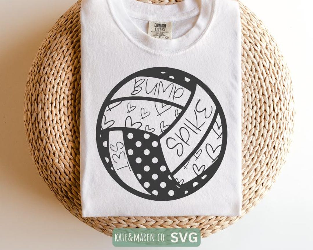 Volleyball Svg, Volleyball Mom Svg, Bump Set Spike Svg, Volleyball ...