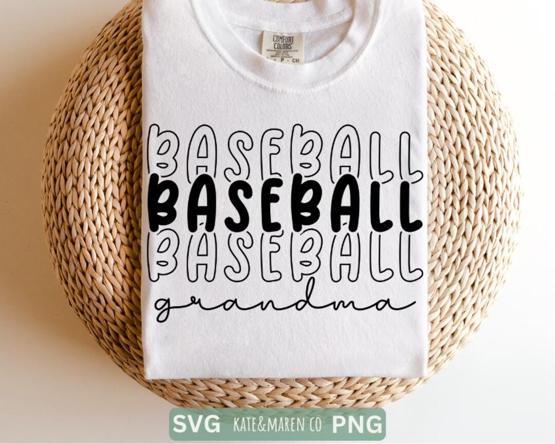 Baseball Grandma Svg, Grandma Baseball Shirt Png, Baseball Grandma ...