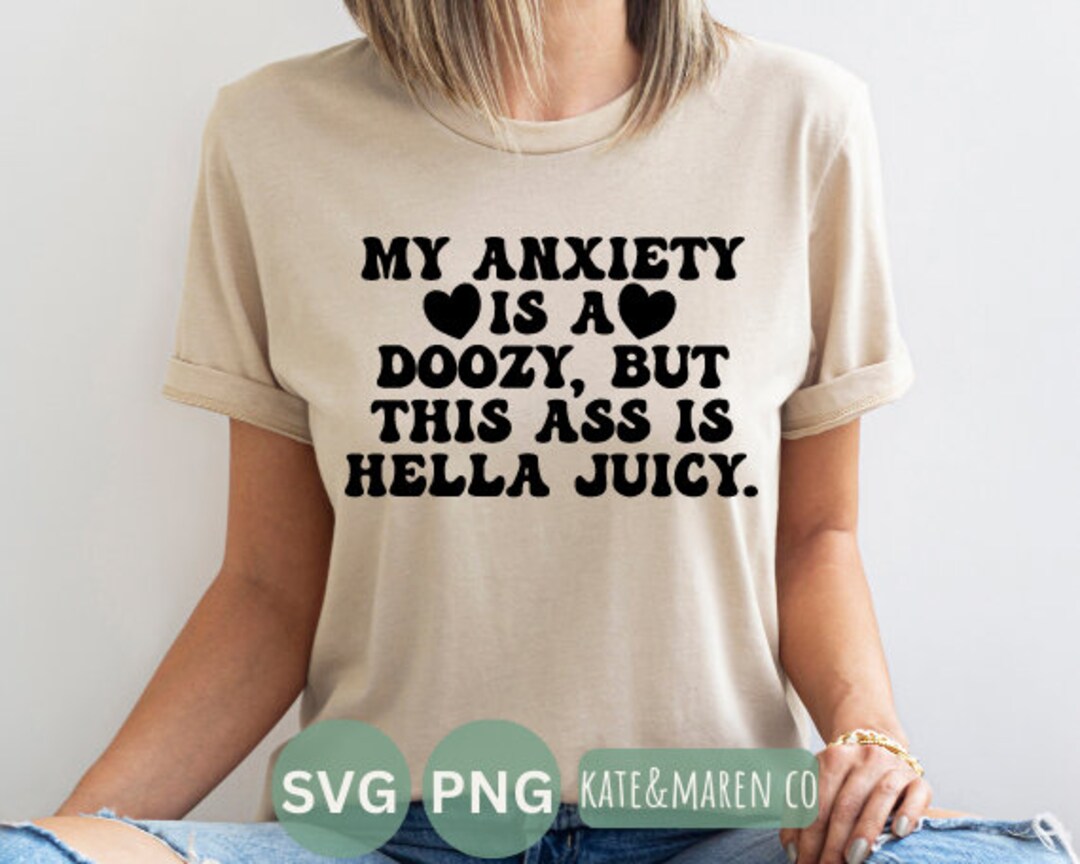 Anxiety Svg Funny Mental Health Svg Iconic Svg Cricut Cut - Etsy
