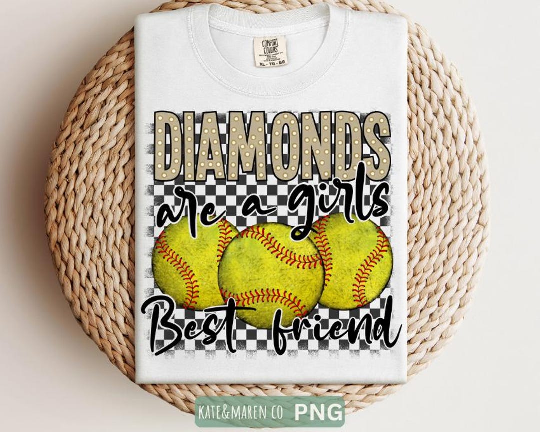 Softball Png, Softball Mom Png, Diamonds Are a Girls Best Friend Png ...