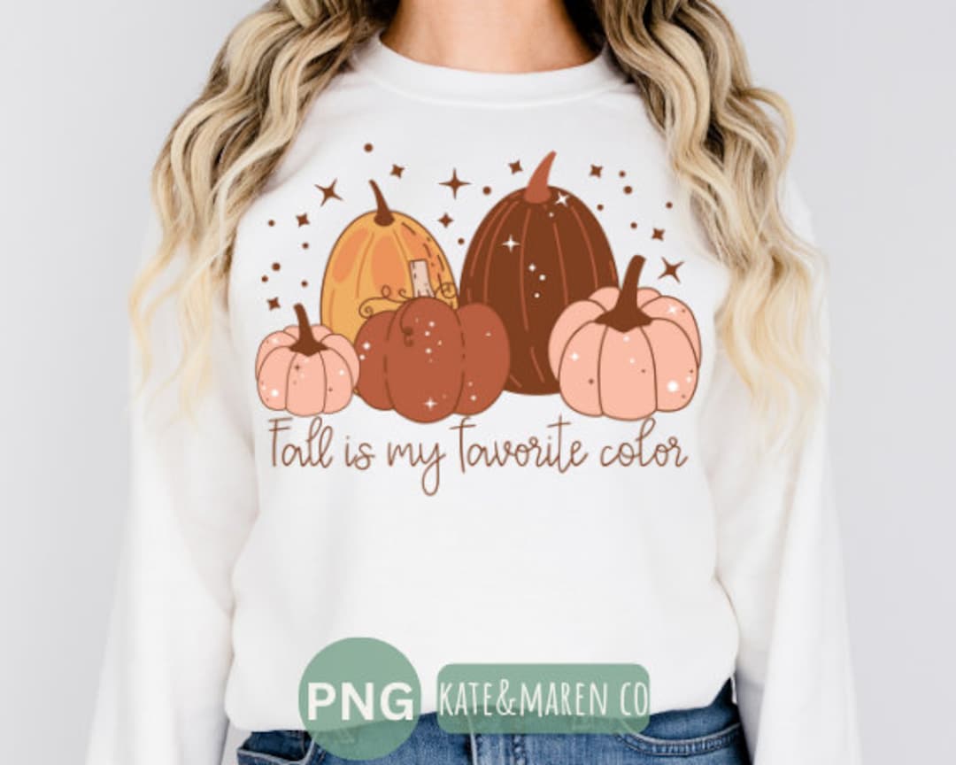 Fall is My Favorite Color Png Retro Fall Png Retro Pumpkin - Etsy