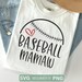 Baseball Mamaw Svg, Baseball Grandma Png, Cricut Cut File and ...