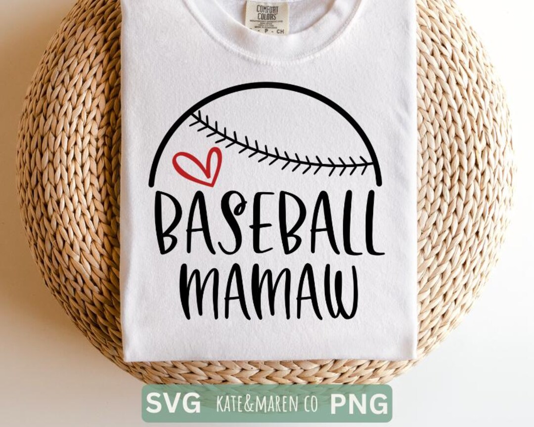 Baseball Mamaw Svg, Baseball Grandma Png, Cricut Cut File and ...