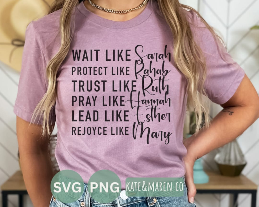 Women of the Bible Svg, Christian Svg, Bible Verse Svg, Religous Quote ...