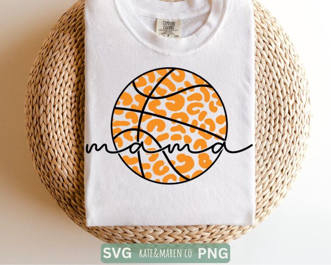 Basketball Mom Svg, Leopard Basketball Mama Png, Cricut Cut File and ...