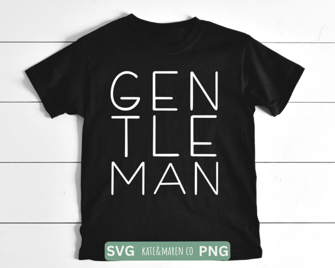 Gentleman Svg, Boy Png, Kid Cricut Cut File and Sublimation - Etsy