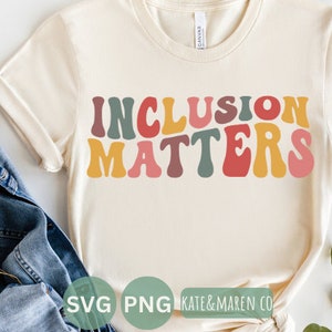Inclusion Matters Svg Autism Png Special Education Svg - Etsy