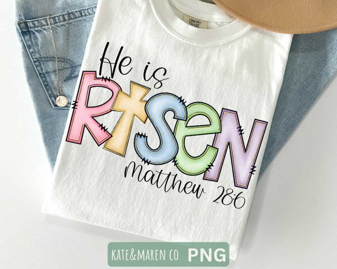 He is Risen Png, Easter Png, Religious Png, Cross Png, Girl Boho Easter ...