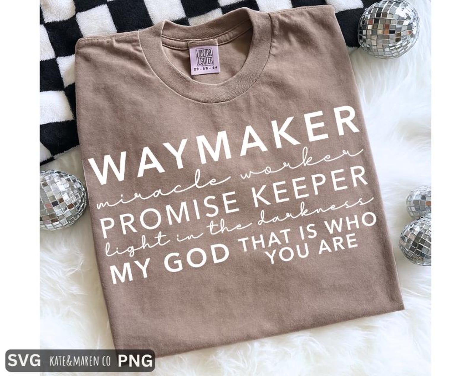 Waymaker SVG PNG: Christian Quote, Religious, Bible Scripture Design ...