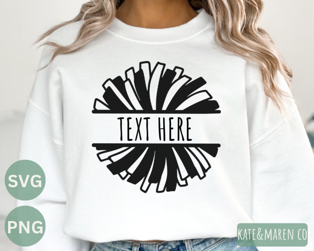 Custom Cheerleading Svg, Pompom Svg, Cheer Name Svg, Cheer Team Cricut ...