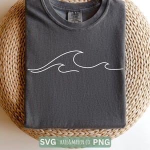 Wave Svg, Ocean Waves Png, Cricut Cut File and Sublimation - Etsy