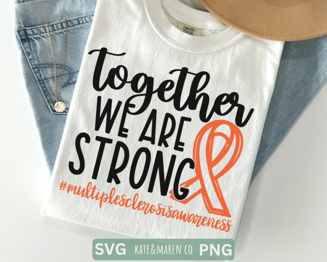 Multiple Sclerosis Svg, MS Awareness Svg, Multiple Sclerosis Orange ...