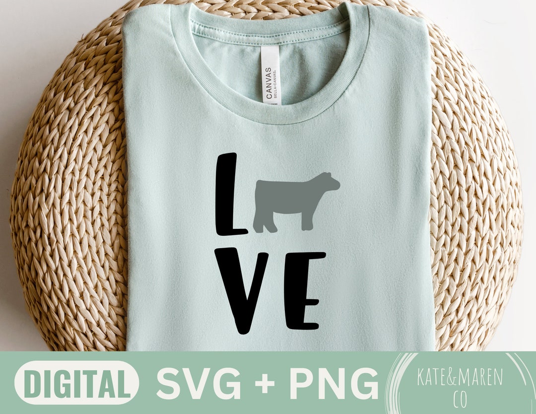 Show Steer Svg Steer Png Sheep Cow Pig Cricut Cut File and - Etsy