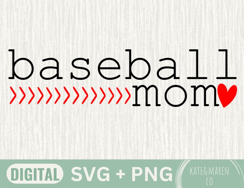 Baseball Mom Svg Baseball Seams Cricut Cut File and - Etsy