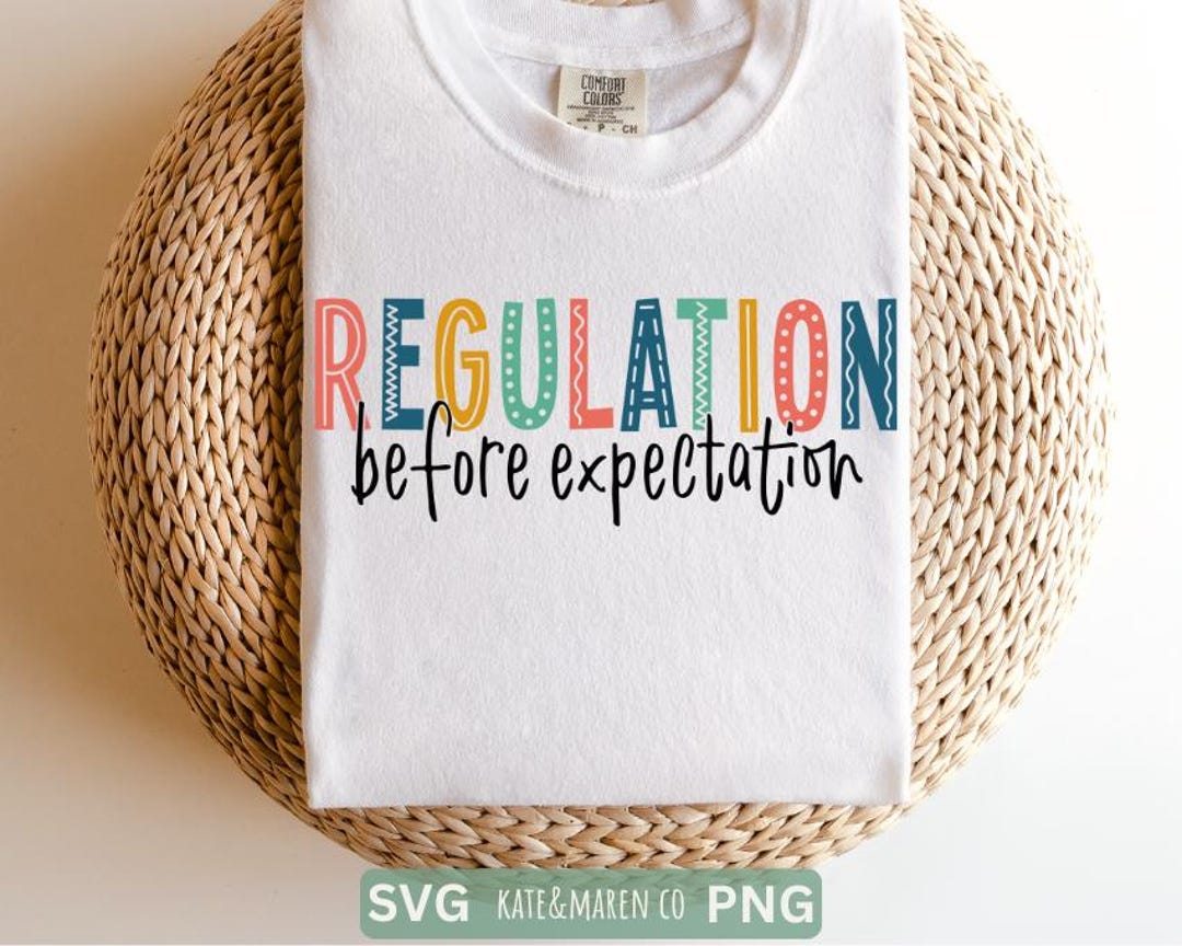 Regulation Before Expectation Svg, Behavior Analyst Svg, Behavioral ...