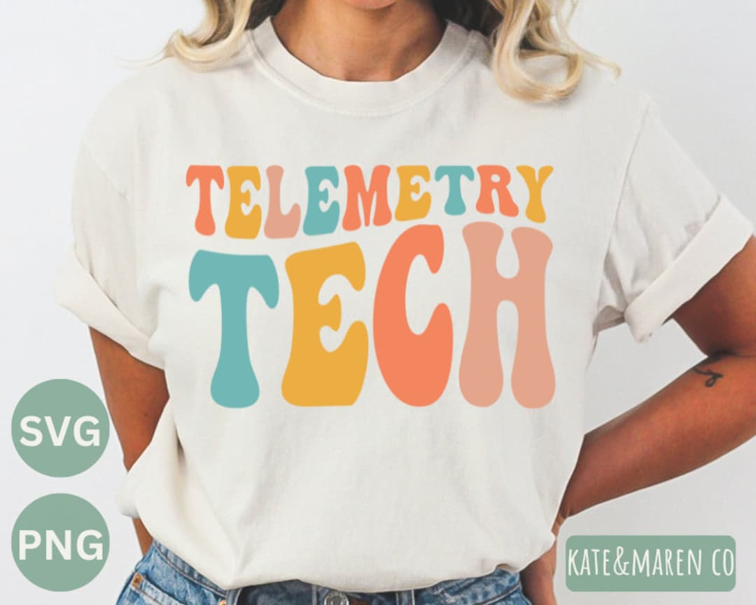 Telemetry Tech Svg, Cardiac Monitor Svg, Cardiology Cricut Cut File and ...