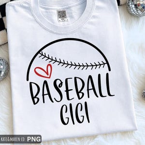Baseball Gigi Svg, Baseball Grandma Png, Cricut Cut File and ...