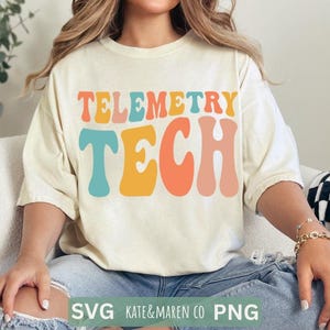 Telemetry Tech Svg, Cardiac Monitor Svg, Cardiology Cricut Cut File and ...