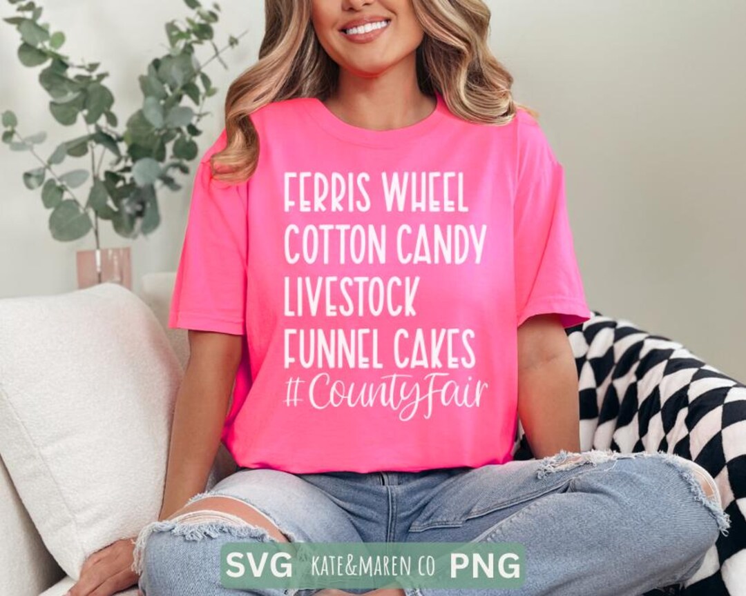 County Fair Svg, State Fair Svg, Ferris Wheel Svg, Cotton Candy Svg ...