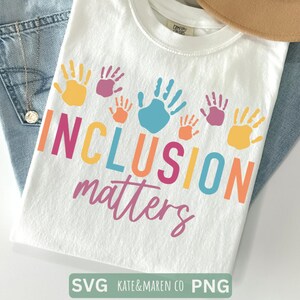 Inclusion Matters Svg, Autism Png, Special Education Svg, Cricut Cut ...