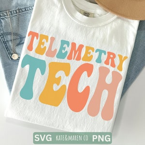 Telemetry Tech Svg, Cardiac Monitor Svg, Cardiology Cricut Cut File and ...