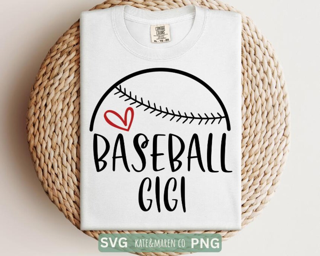 Baseball Gigi Svg, Baseball Grandma Png, Cricut Cut File and ...