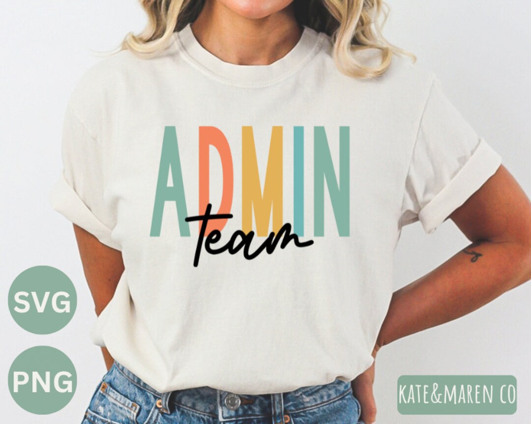 Admin Team Svg, Office Crew Svg, Administrative Svg, Admin Cricut Cut ...