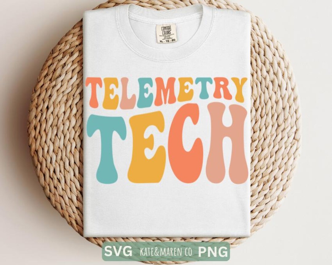 Telemetry Tech Svg, Cardiac Monitor Svg, Cardiology Cricut Cut File and ...