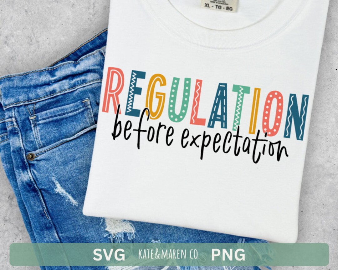 Regulation Before Expectation Svg, Behavior Analyst Svg, Behavioral ...