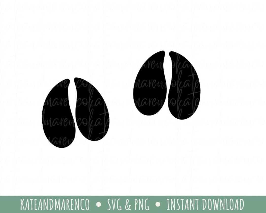 Cow Hoof Svg, Cow Print Png, Cow Hoof Cut File and Sublimation - Etsy