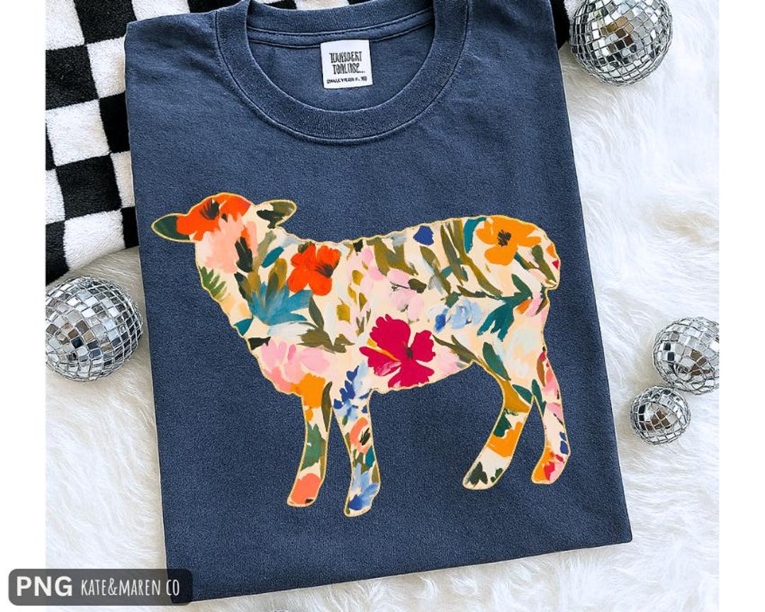 Floral Sheep PNG: 4H & FFA County Fair Design (digital Download) - Etsy