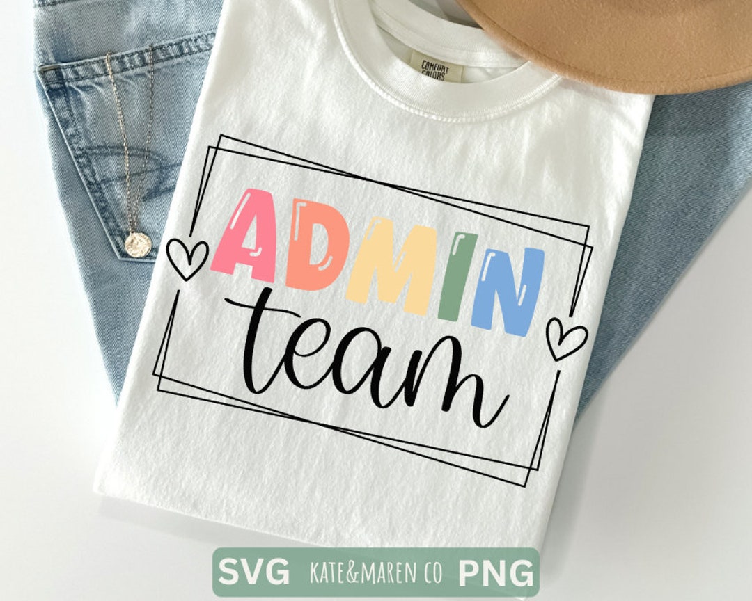 Admin Team Svg, Office Crew Svg, Administrative Svg, Admin Cricut Cut ...