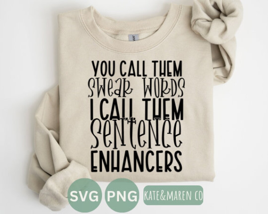 Sarcastic Svg, Funny Swear Word Png, Cricut Cut File and Sublimation - Etsy