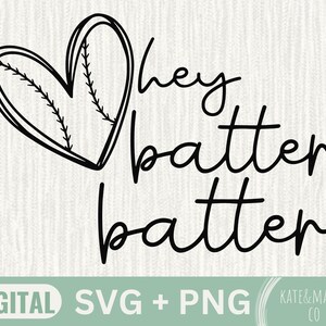Baseball Svg Batter Batter Png Baseball Svg Baseball Png - Etsy