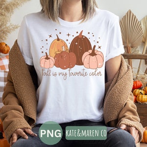 Fall is My Favorite Color Png, Retro Fall Png, Retro Pumpkin Png, Retro ...