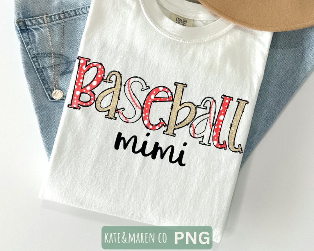 Baseball Mimi Png, Mimi Sublimation - Etsy