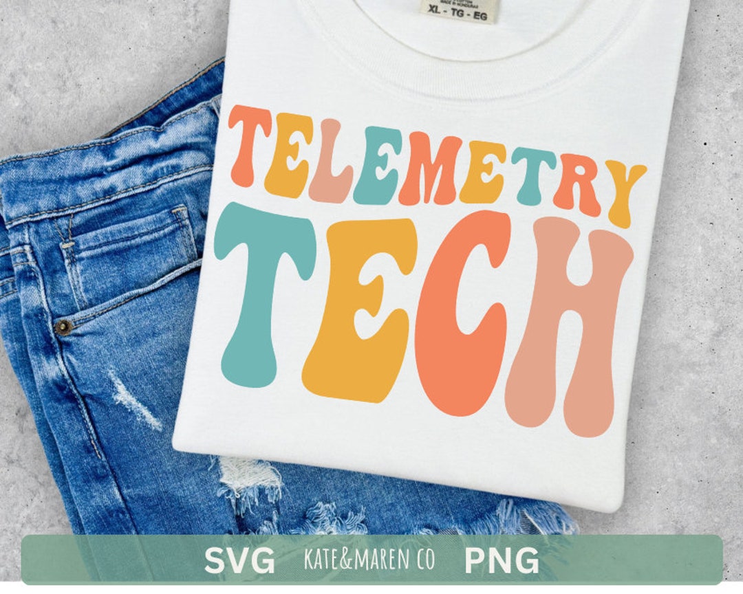 Telemetry Tech Svg, Cardiac Monitor Svg, Cardiology Cricut Cut File and ...