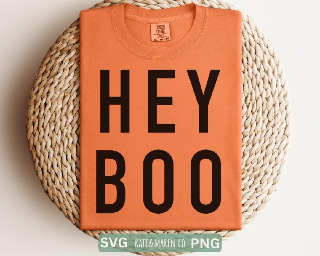 Hey Boo Svg, Retro Fall Svg, Kids Halloween Svg, Mom Halloween Cricut ...